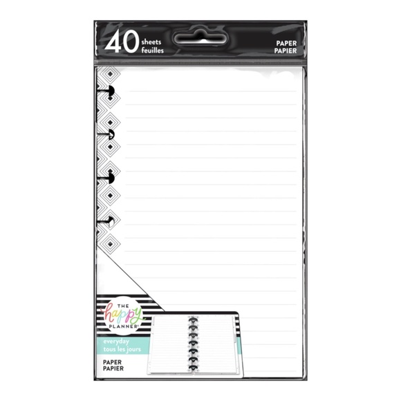 Happy Planner | Office | Happy Planner Everyday Black White Geo Mini ...